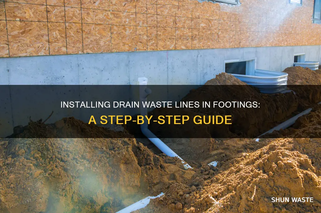 Installing Drain Waste Lines In Footings: A Step-By-Step Guide | ShunWaste