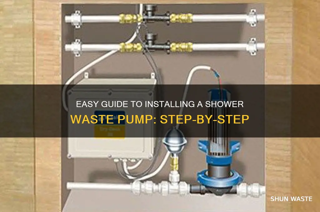 Easy Guide To Installing A Shower Waste Pump: Step-By-Step | ShunWaste