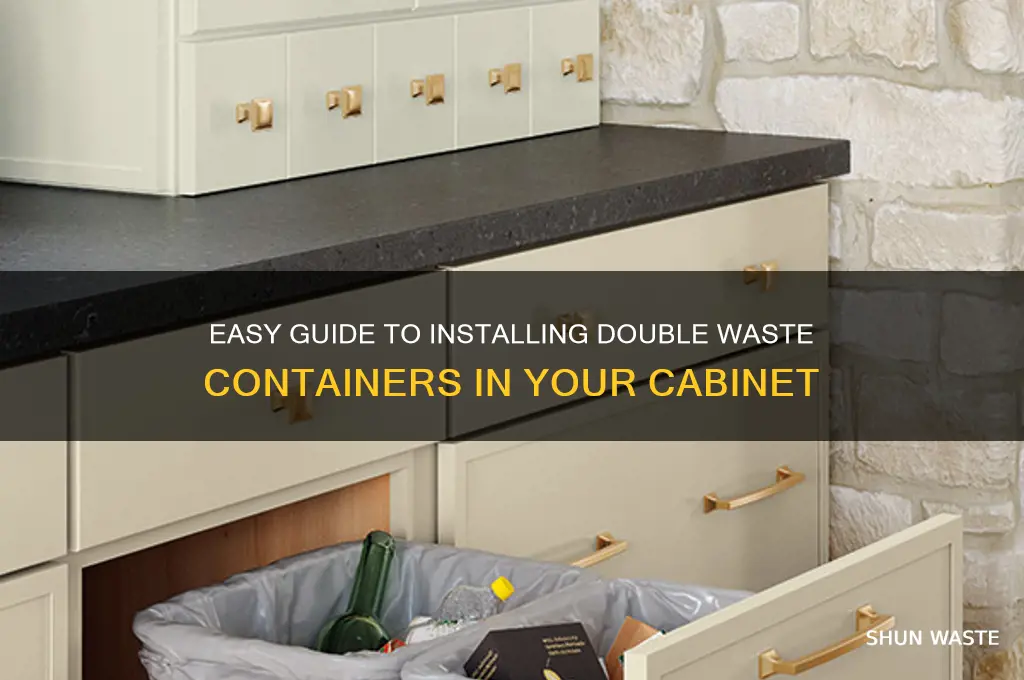 Easy Guide To Installing Double Waste Containers In Your Cabinet ...