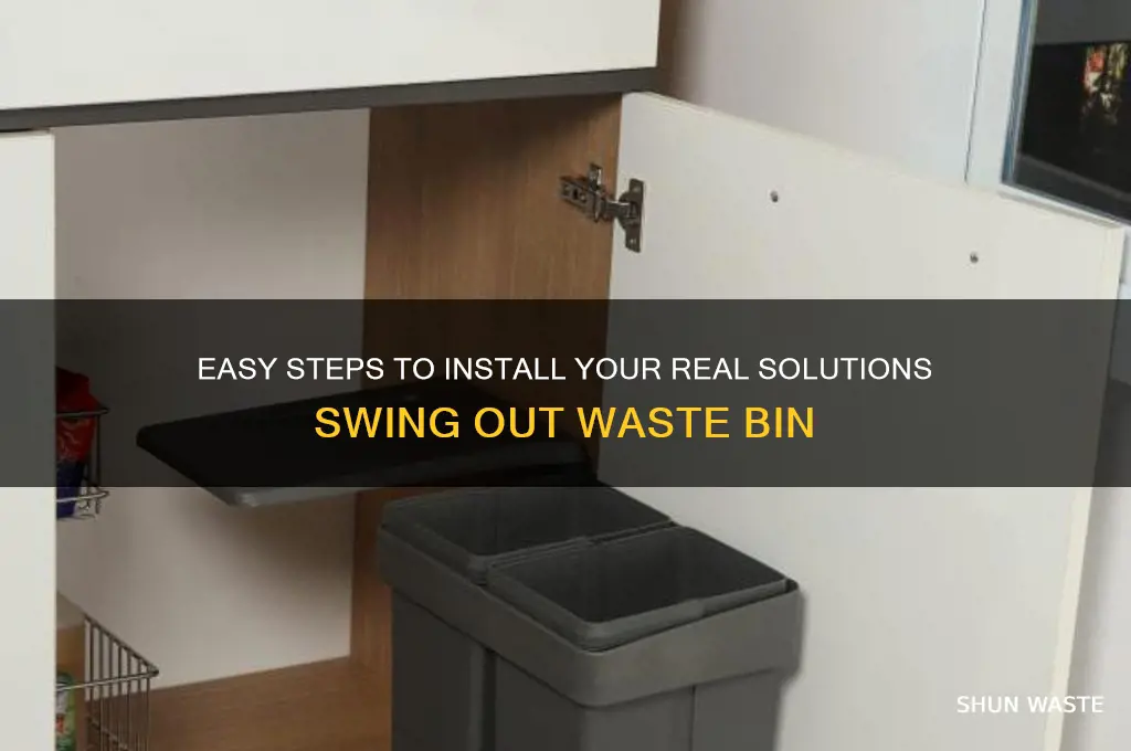 Easy Steps To Install Your Real Solutions Swing Out Waste Bin | ShunWaste