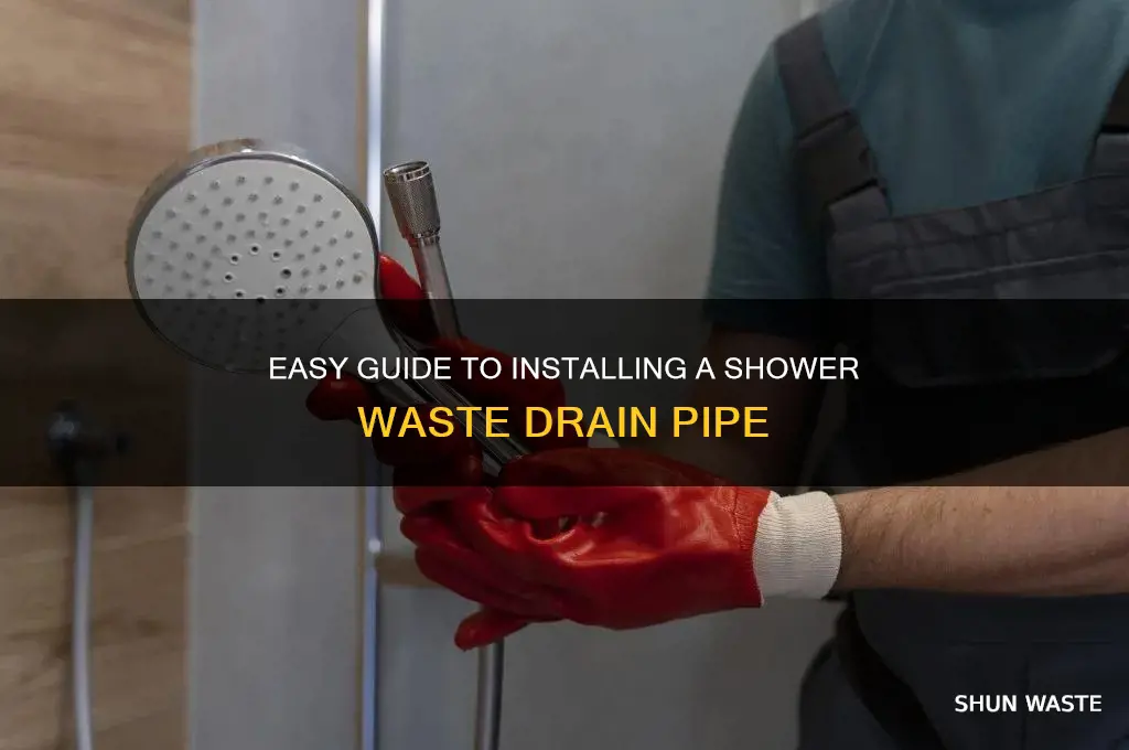 Easy Guide To Installing A Shower Waste Drain Pipe | ShunWaste