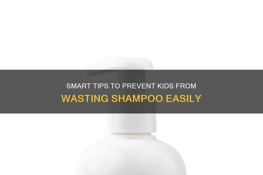 Smart Tips To Prevent Kids From Wasting Shampoo Easily | ShunWaste