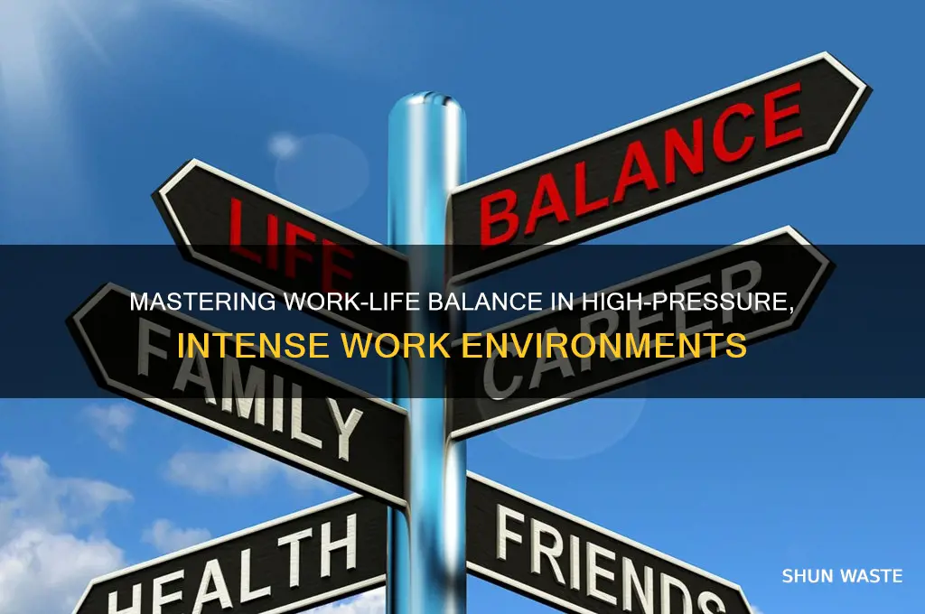 Mastering Work-Life Balance In High-Pressure, Intense Work Environments ...