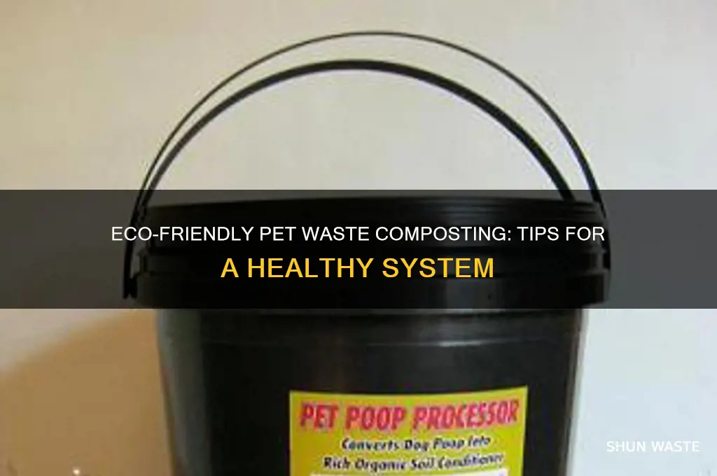Eco-Friendly Pet Waste Composting: Tips For A Healthy System | ShunWaste