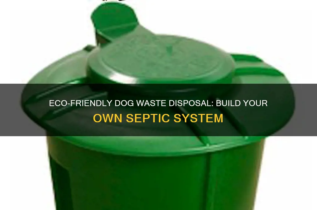 Eco-Friendly Dog Waste Disposal: Build Your Own Septic System | ShunWaste