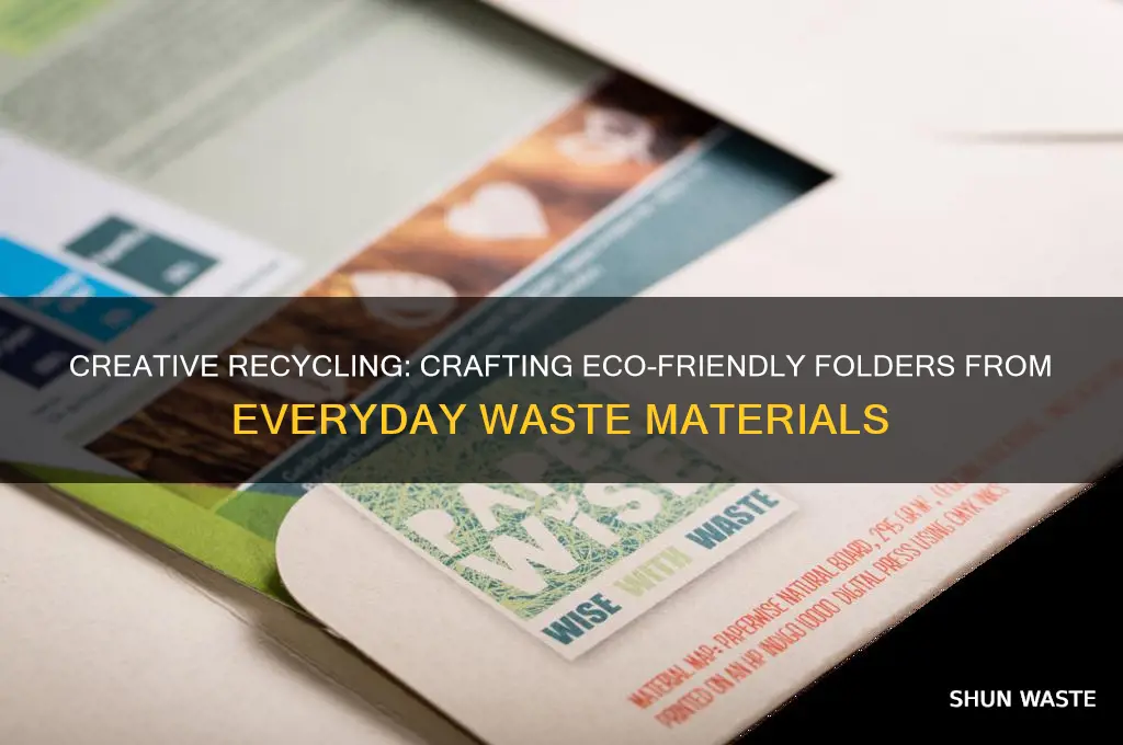 Creative Recycling: Crafting Eco-Friendly Folders From Everyday Waste ...