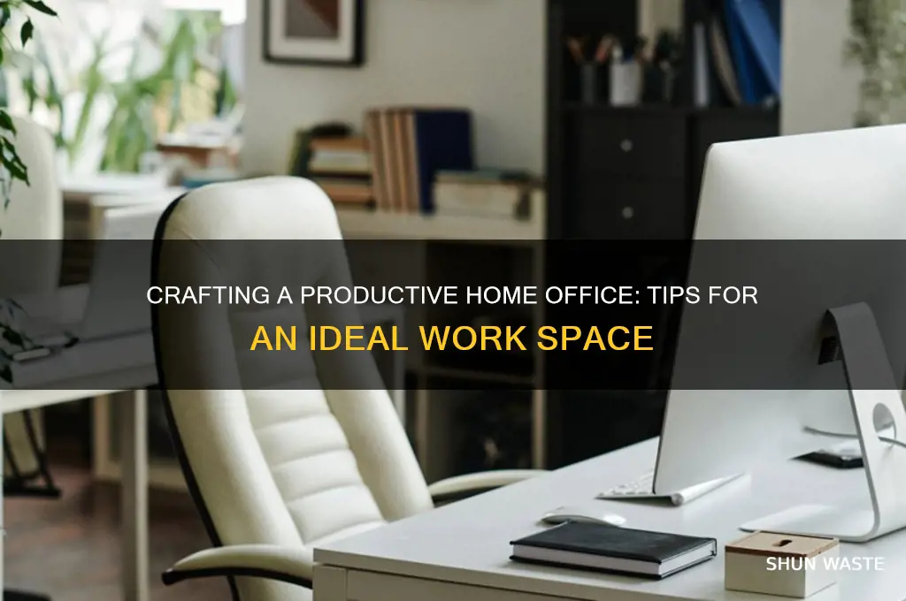 Crafting A Productive Home Office: Tips For An Ideal Work Space | ShunWaste