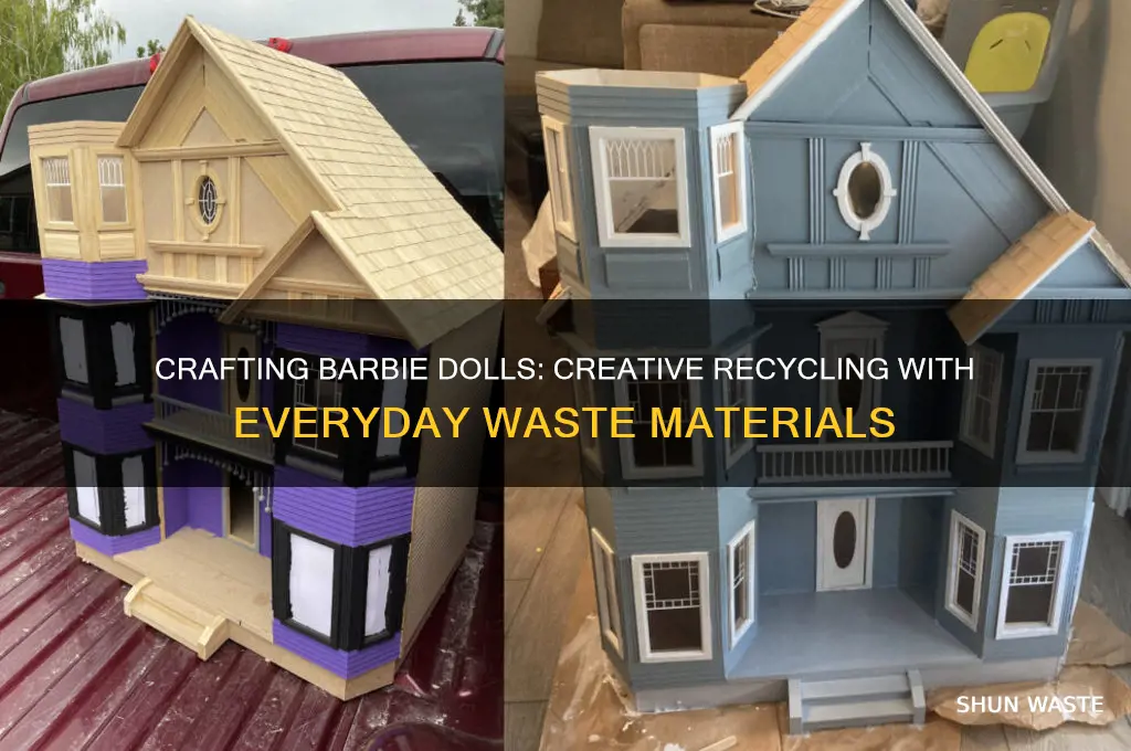 Crafting Barbie Dolls: Creative Recycling With Everyday Waste Materials ...