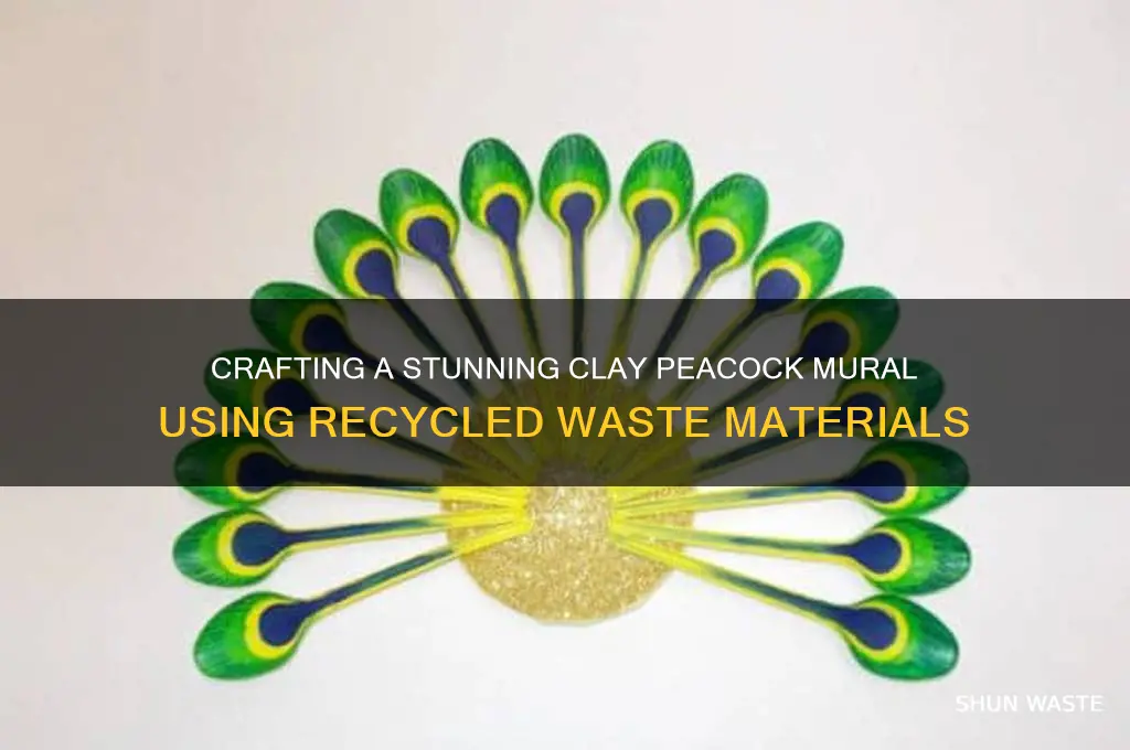 Crafting A Stunning Clay Peacock Mural Using Recycled Waste Materials ...