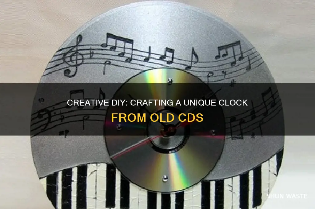 Creative Diy: Crafting A Unique Clock From Old Cds | ShunWaste