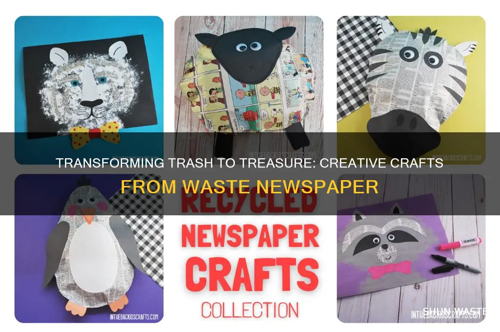 Transforming Trash To Treasure: Creative Crafts From Waste Newspaper ...