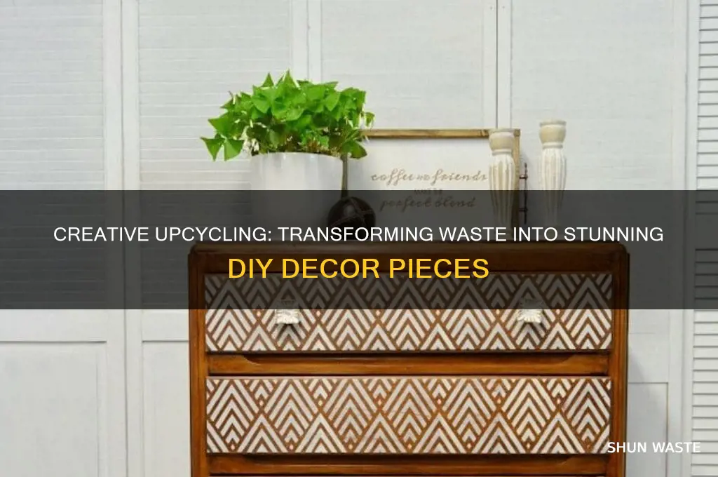 Creative Upcycling: Transforming Waste Into Stunning Diy Decor Pieces ...