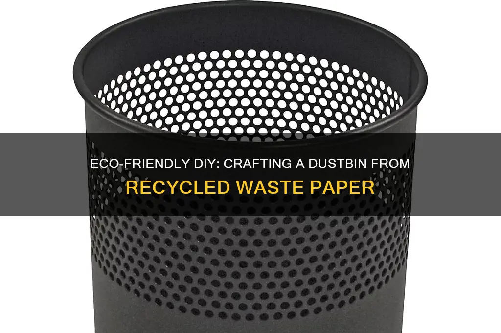 Eco-Friendly Diy: Crafting A Dustbin From Recycled Waste Paper | ShunWaste