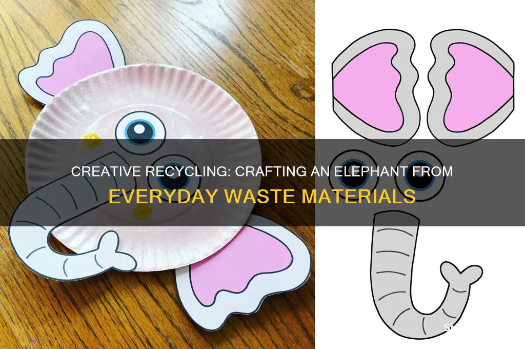 Creative Recycling: Crafting An Elephant From Everyday Waste Materials ...