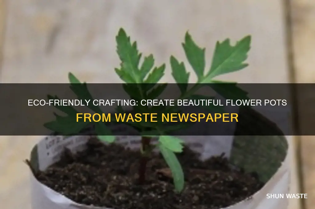Eco-Friendly Crafting: Create Beautiful Flower Pots From Waste ...