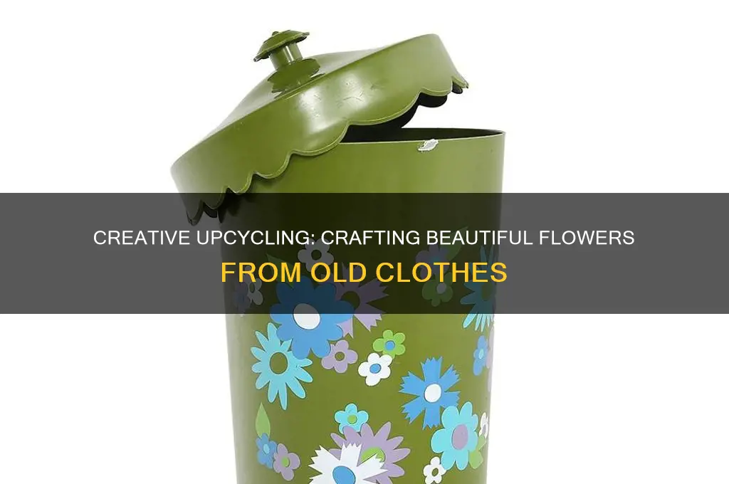 Creative Upcycling: Crafting Beautiful Flowers From Old Clothes | ShunWaste