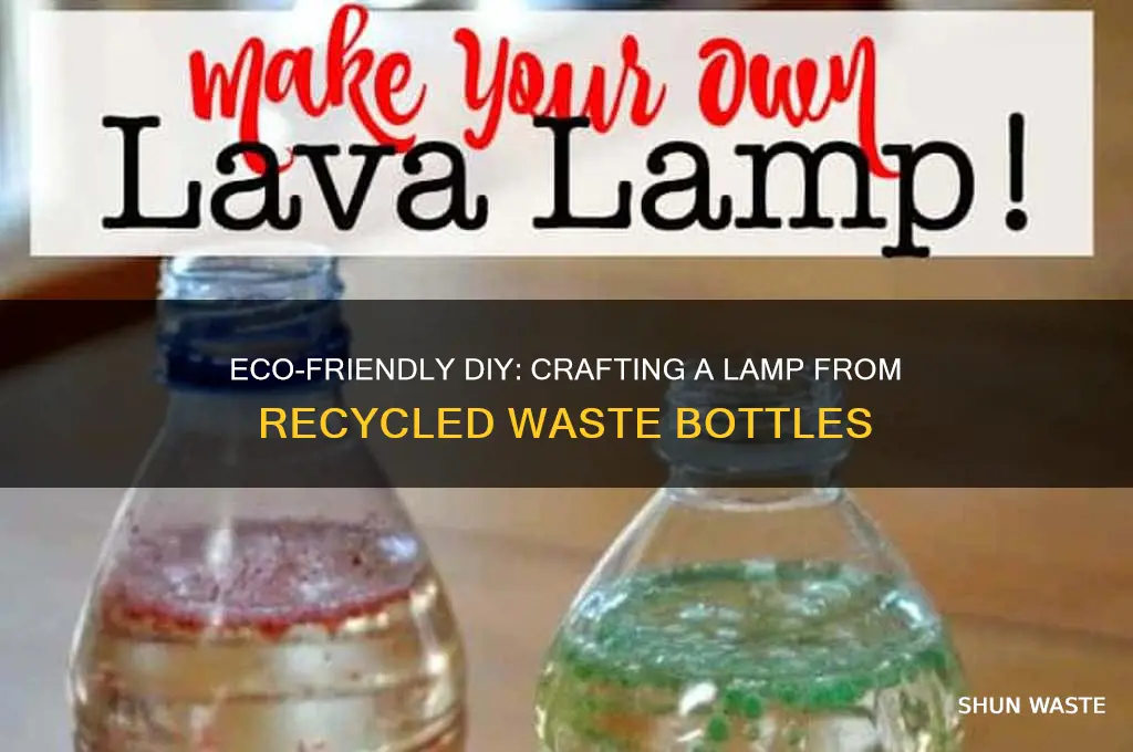 Eco-Friendly Diy: Crafting A Lamp From Recycled Waste Bottles | ShunWaste