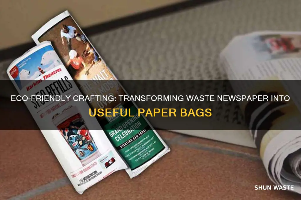 Eco-Friendly Crafting: Transforming Waste Newspaper Into Useful Paper ...