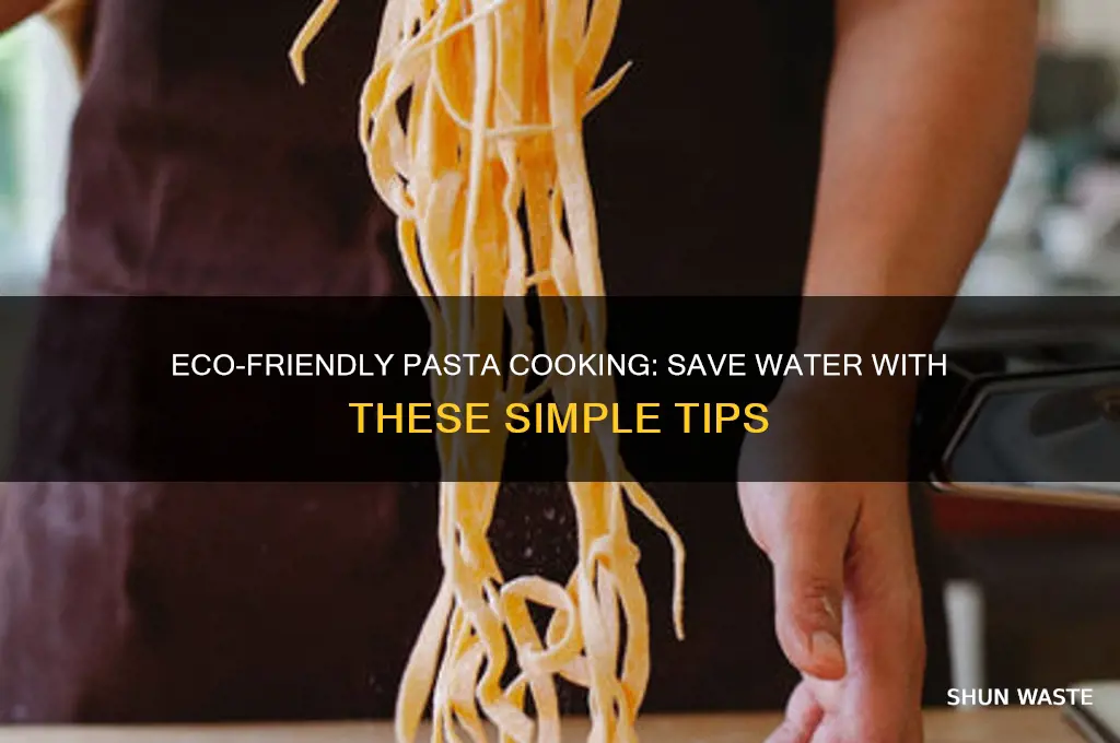Eco-Friendly Pasta Cooking: Save Water With These Simple Tips | ShunWaste