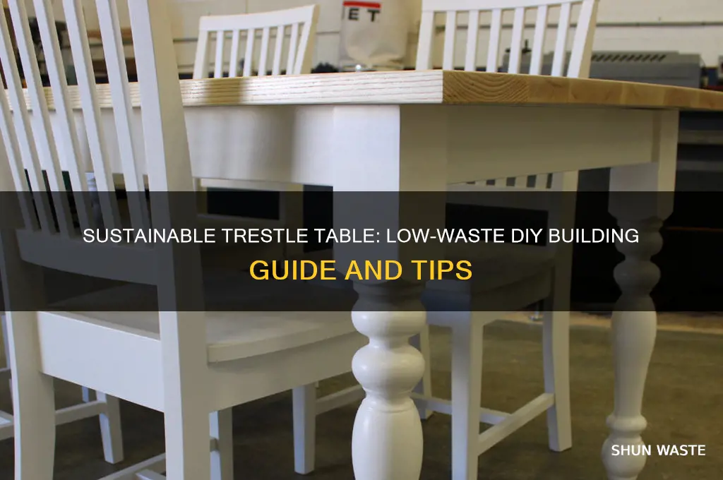 Sustainable Trestle Table: Low-Waste Diy Building Guide And Tips ...