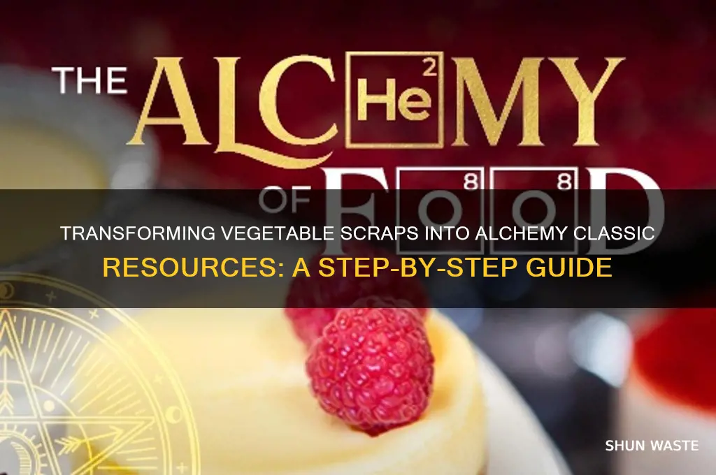 Transforming Vegetable Scraps Into Alchemy Classic Resources: A Step-By ...