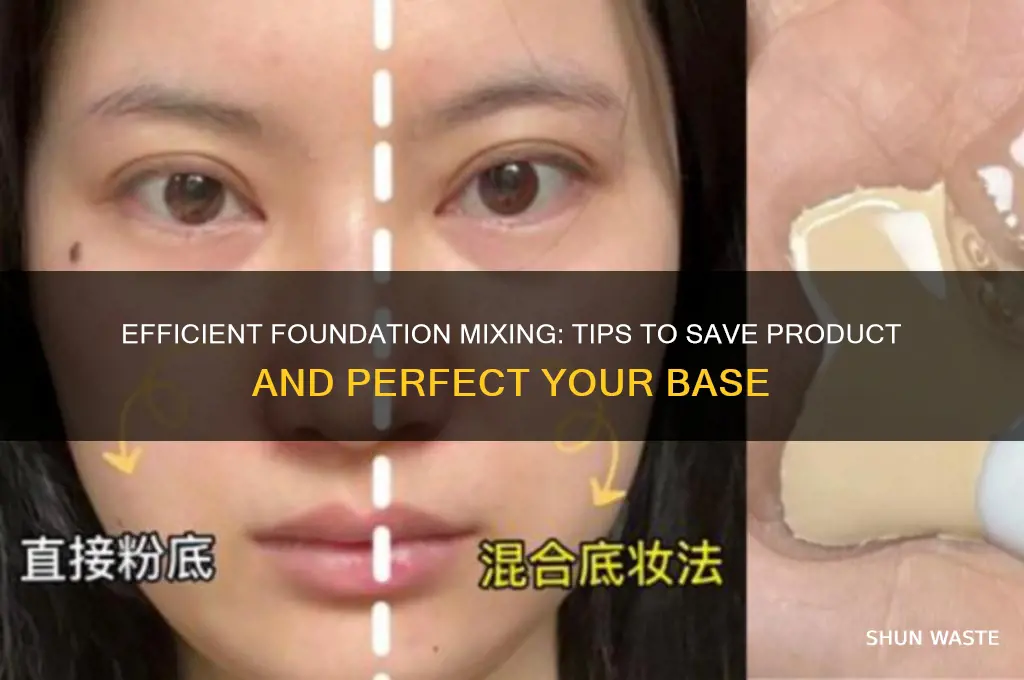 Efficient Foundation Mixing: Tips To Save Product And Perfect Your Base ...