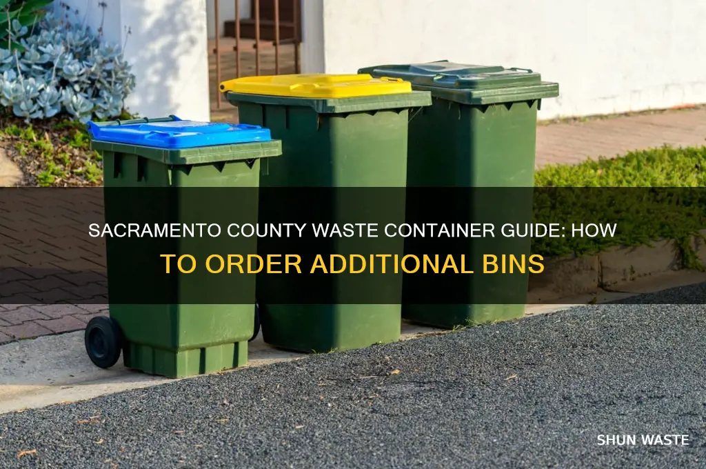 Sacramento County Waste Container Guide: How To Order Additional Bins ...