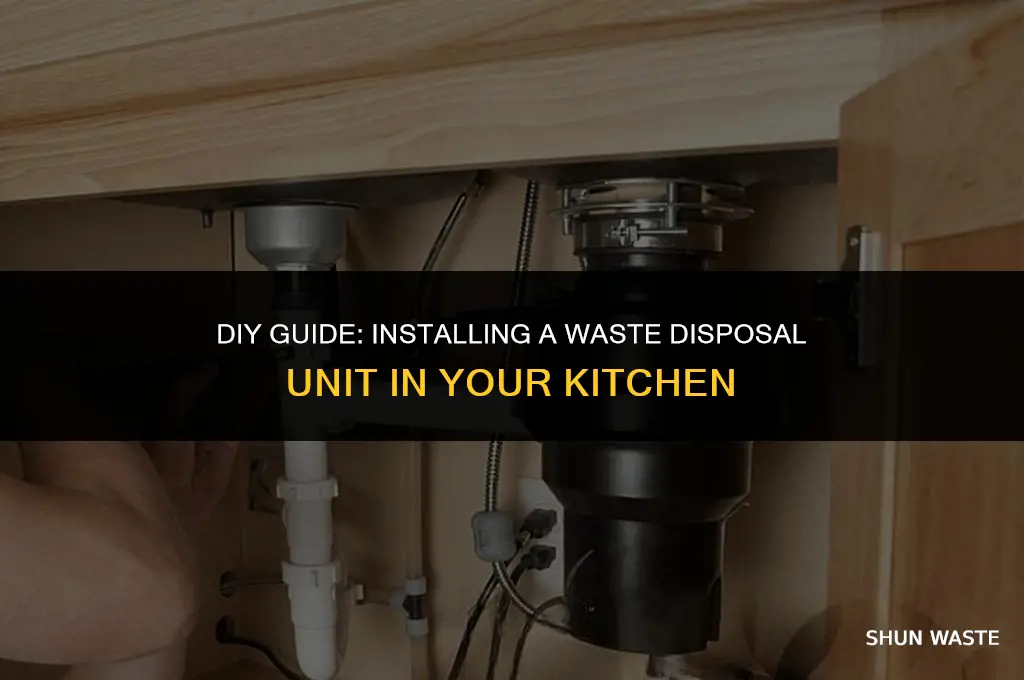 Diy Guide: Installing A Waste Disposal Unit In Your Kitchen | ShunWaste