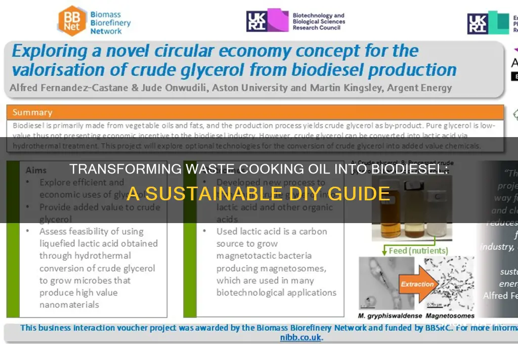 Transforming Waste Cooking Oil Into Biodiesel: A Sustainable Diy Guide ...