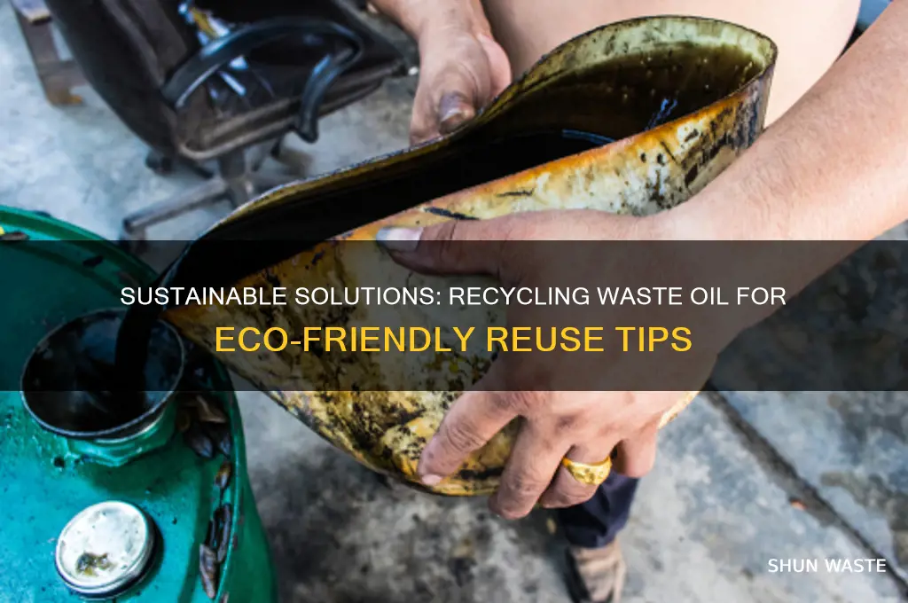 Sustainable Solutions: Recycling Waste Oil For Eco-Friendly Reuse Tips ...