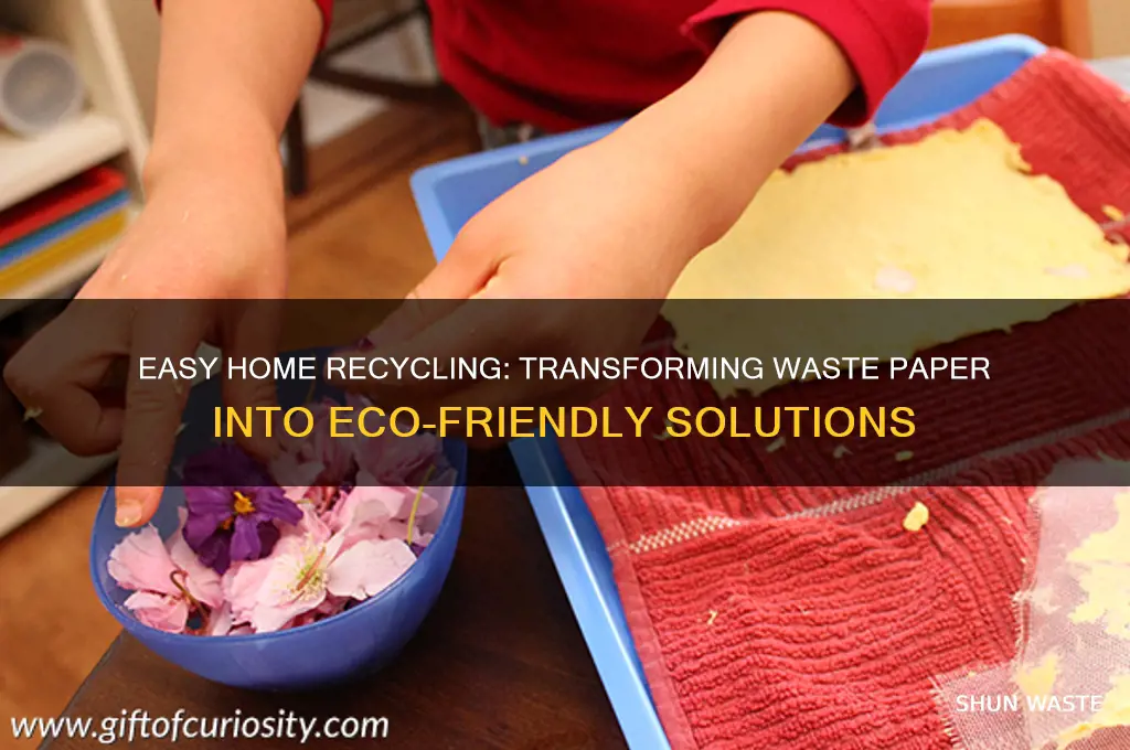 Easy Home Recycling: Transforming Waste Paper Into Eco-Friendly ...
