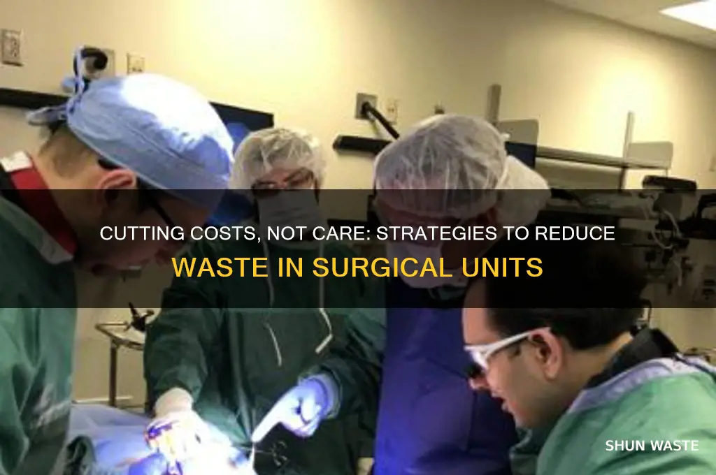 Cutting Costs, Not Care: Strategies To Reduce Waste In Surgical Units ...