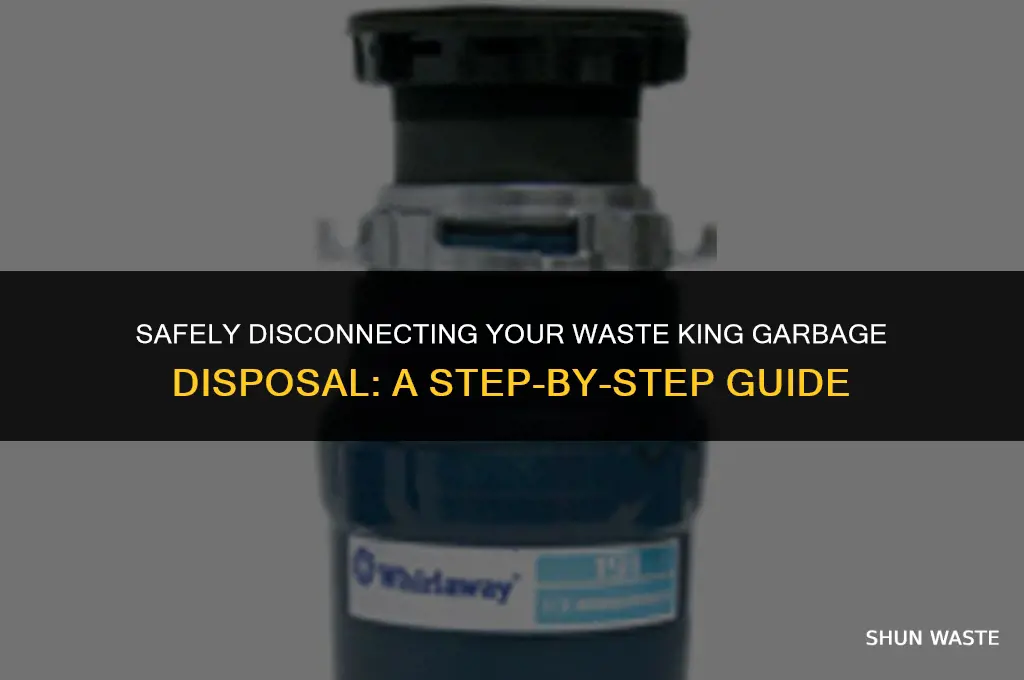 Safely Disconnecting Your Waste King Garbage Disposal: A Step-By-Step ...