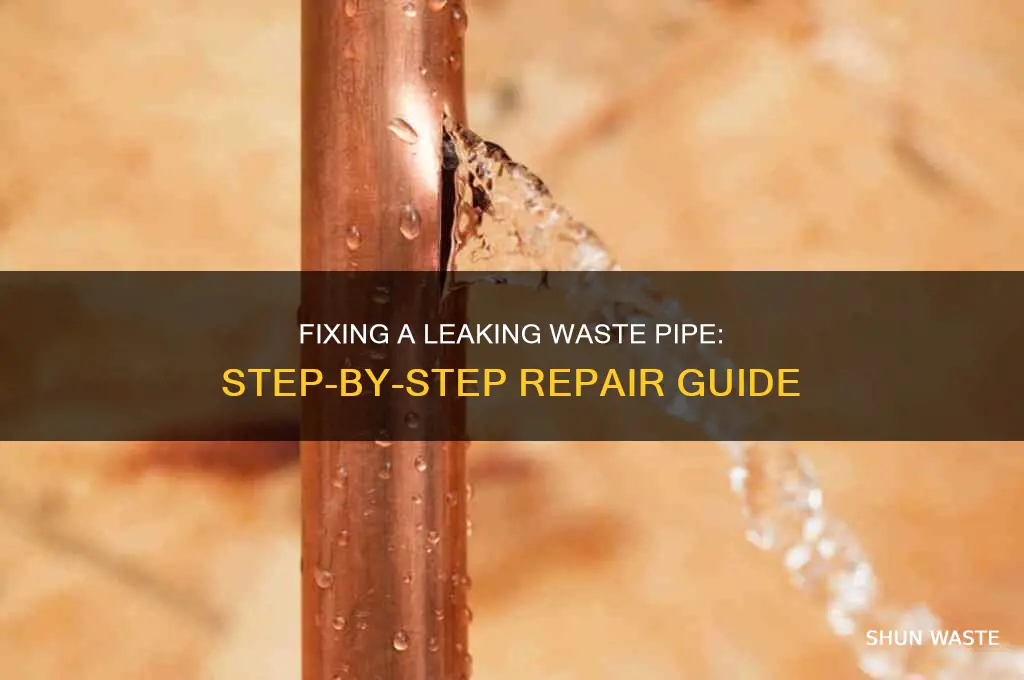 Fixing A Leaking Waste Pipe: Step-By-Step Repair Guide | ShunWaste