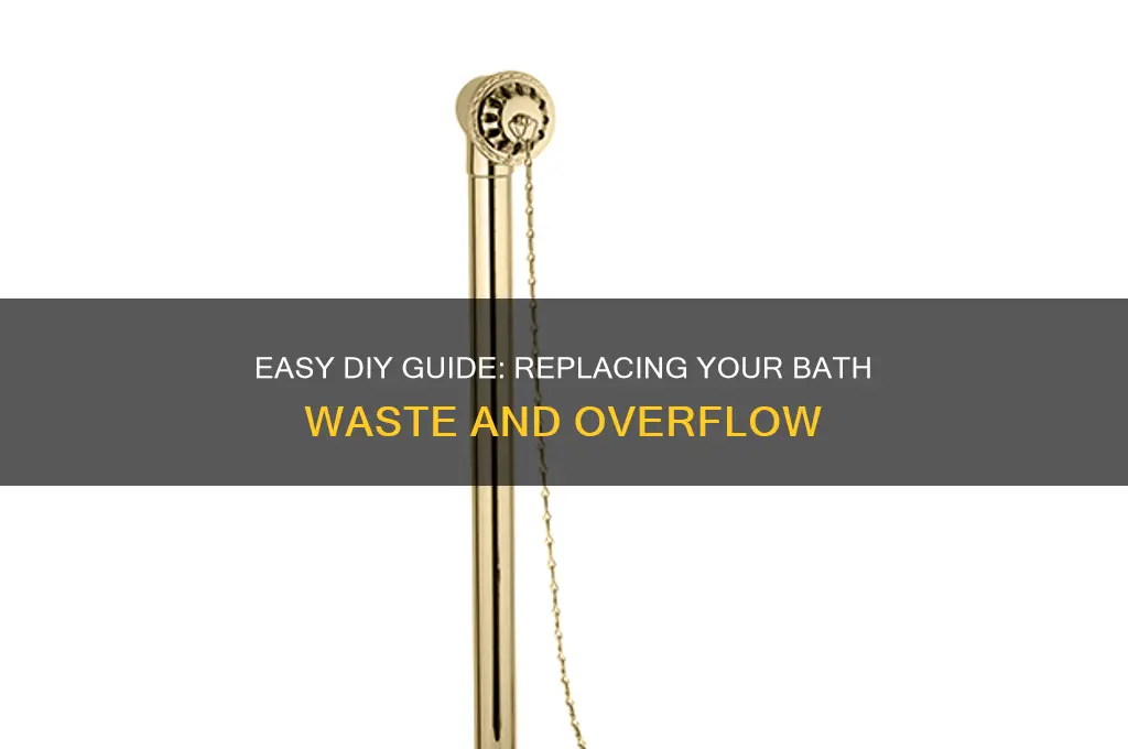Easy Diy Guide: Replacing Your Bath Waste And Overflow | ShunWaste