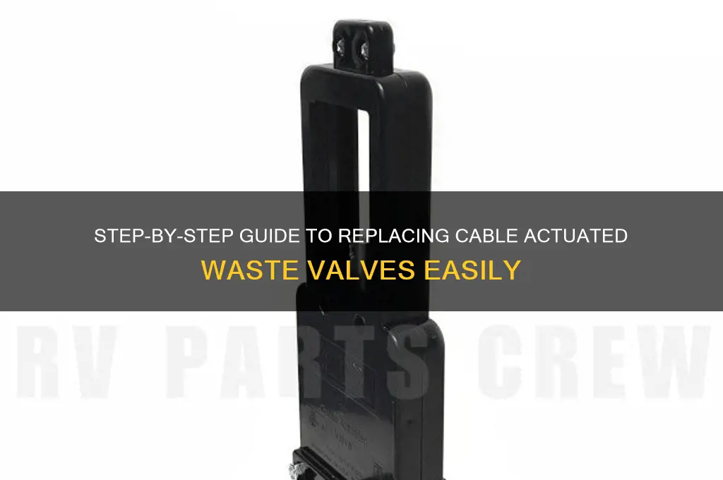 Step-By-Step Guide To Replacing Cable Actuated Waste Valves Easily ...