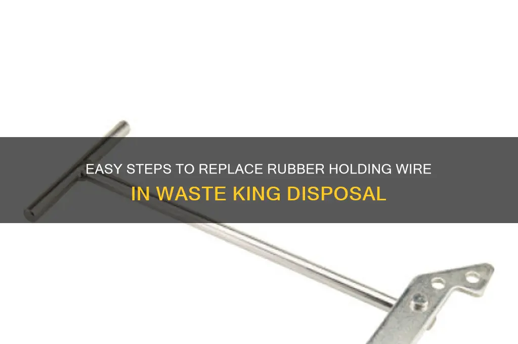 Easy Steps To Replace Rubber Holding Wire In Waste King Disposal ...
