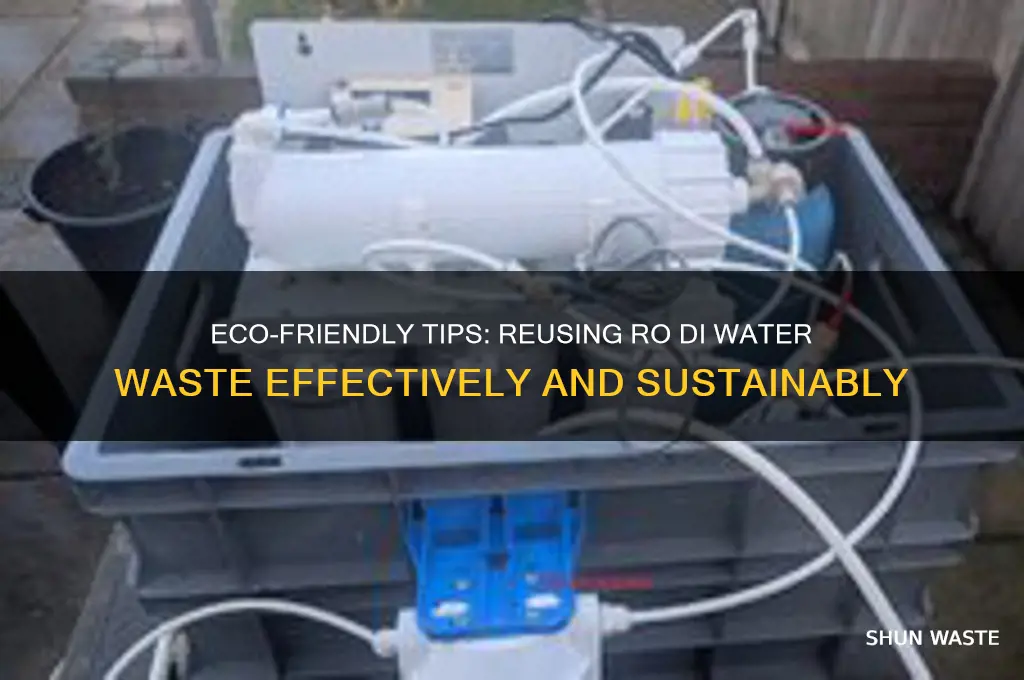 Eco-Friendly Tips: Reusing Ro Di Water Waste Effectively And ...