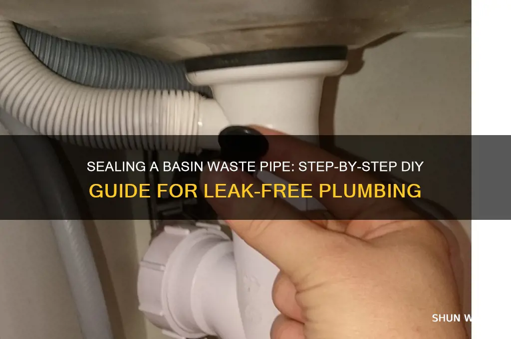 Sealing A Basin Waste Pipe: Step-By-Step Diy Guide For Leak-Free ...