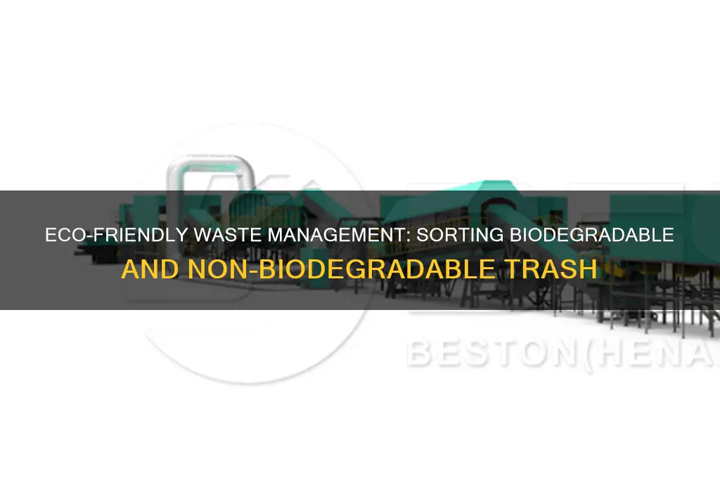 Eco-Friendly Waste Management: Sorting Biodegradable And Non ...