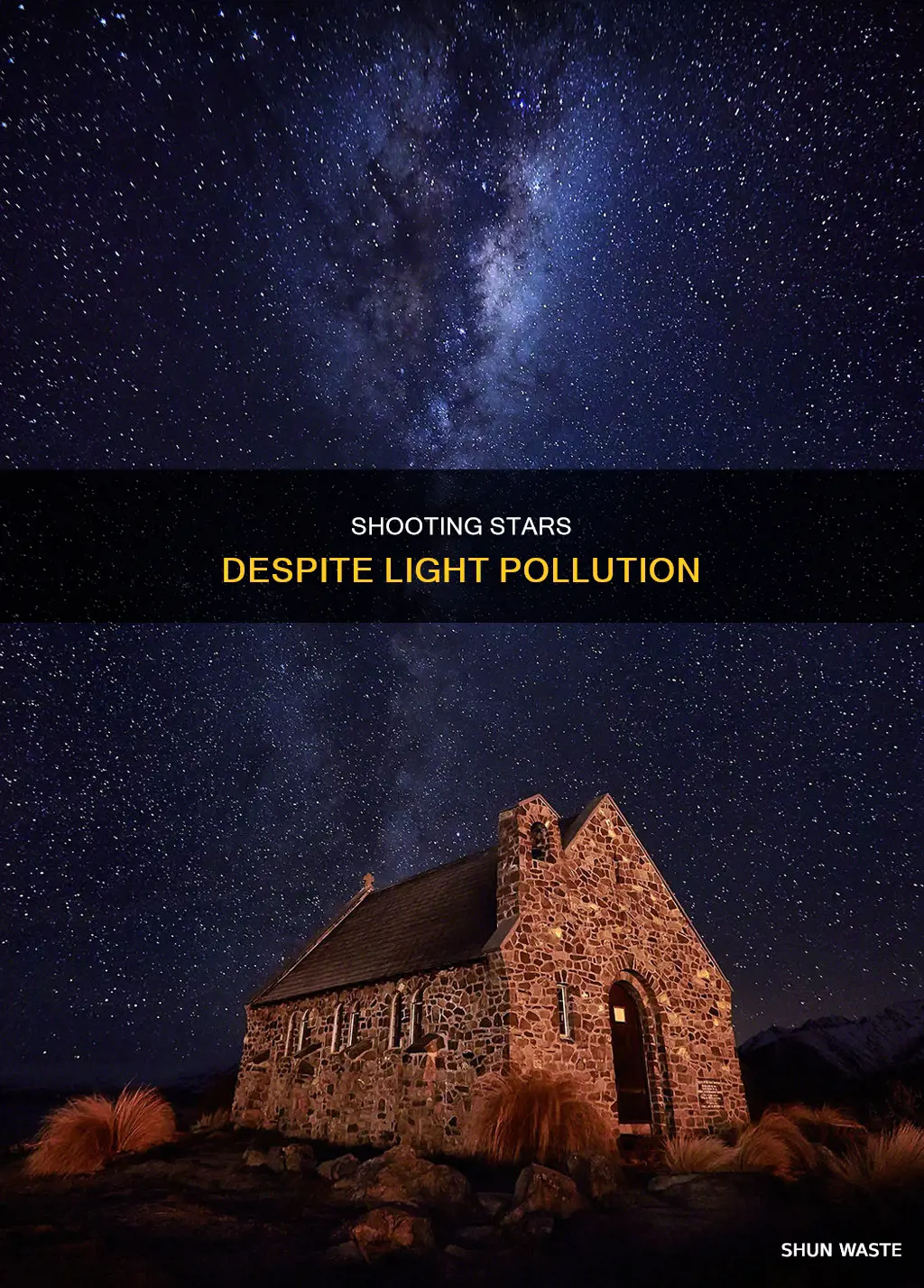 Shooting Stars Despite Light Pollution | ShunWaste