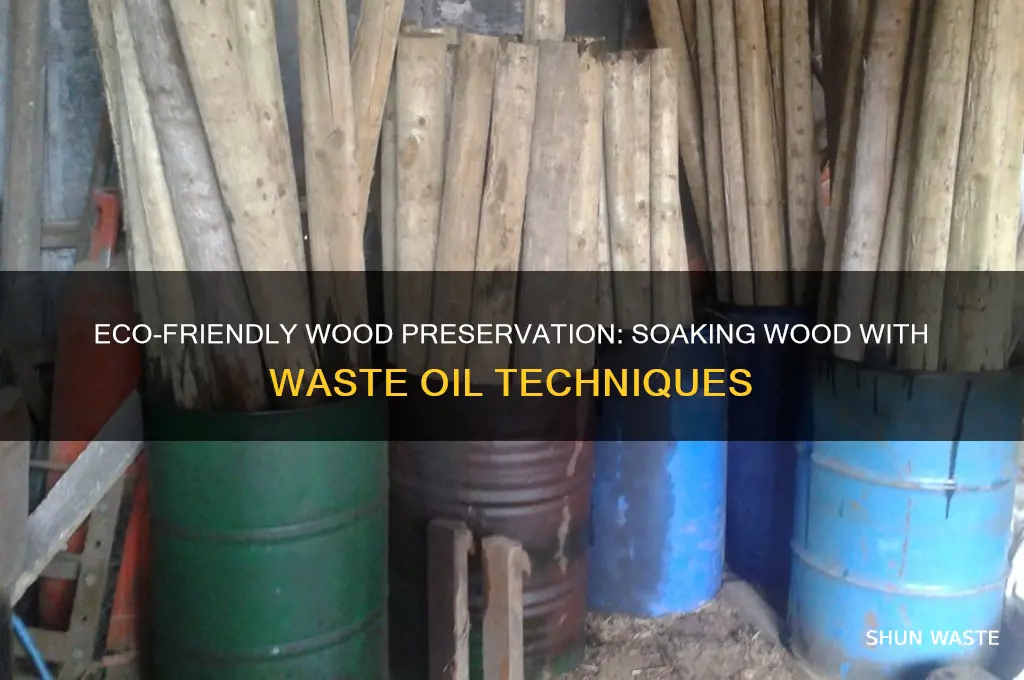 Eco-Friendly Wood Preservation: Soaking Wood With Waste Oil Techniques ...