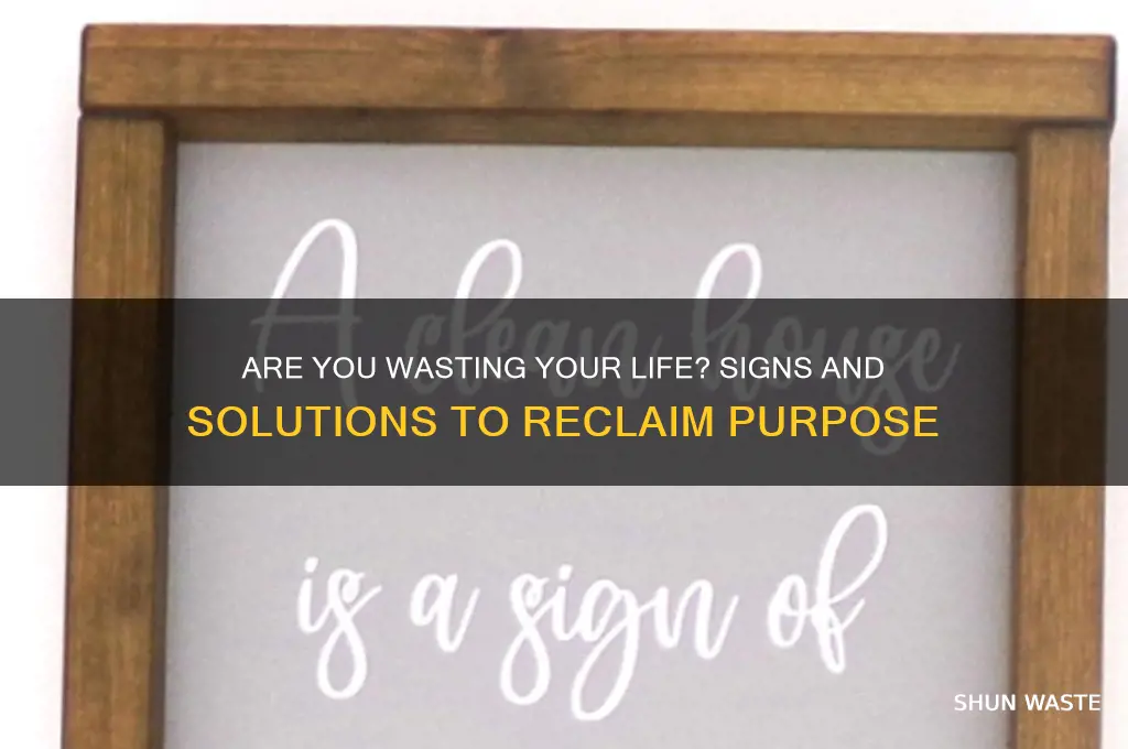 Are You Wasting Your Life? Signs And Solutions To Reclaim Purpose ...