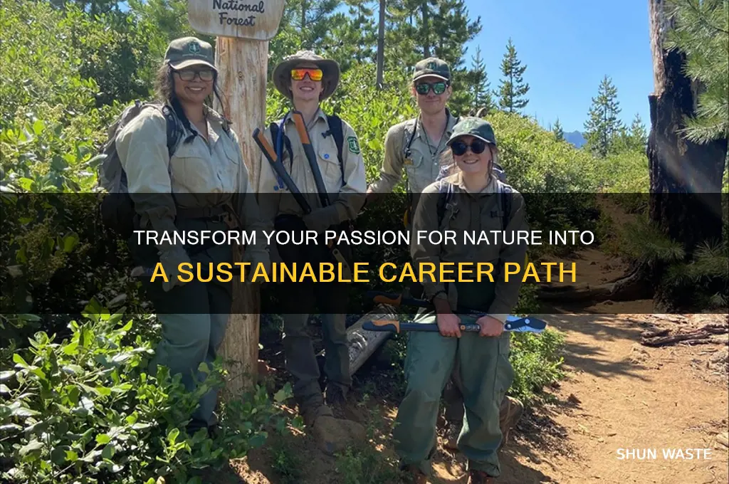 Transform Your Passion For Nature Into A Sustainable Career Path ...