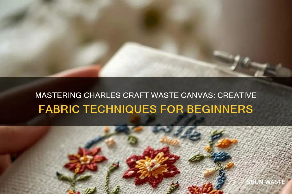 Mastering Charles Craft Waste Canvas: Creative Fabric Techniques For ...