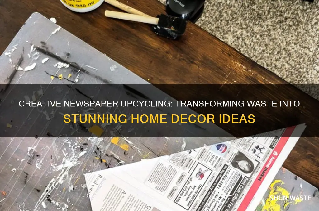 Creative Newspaper Upcycling: Transforming Waste Into Stunning Home ...