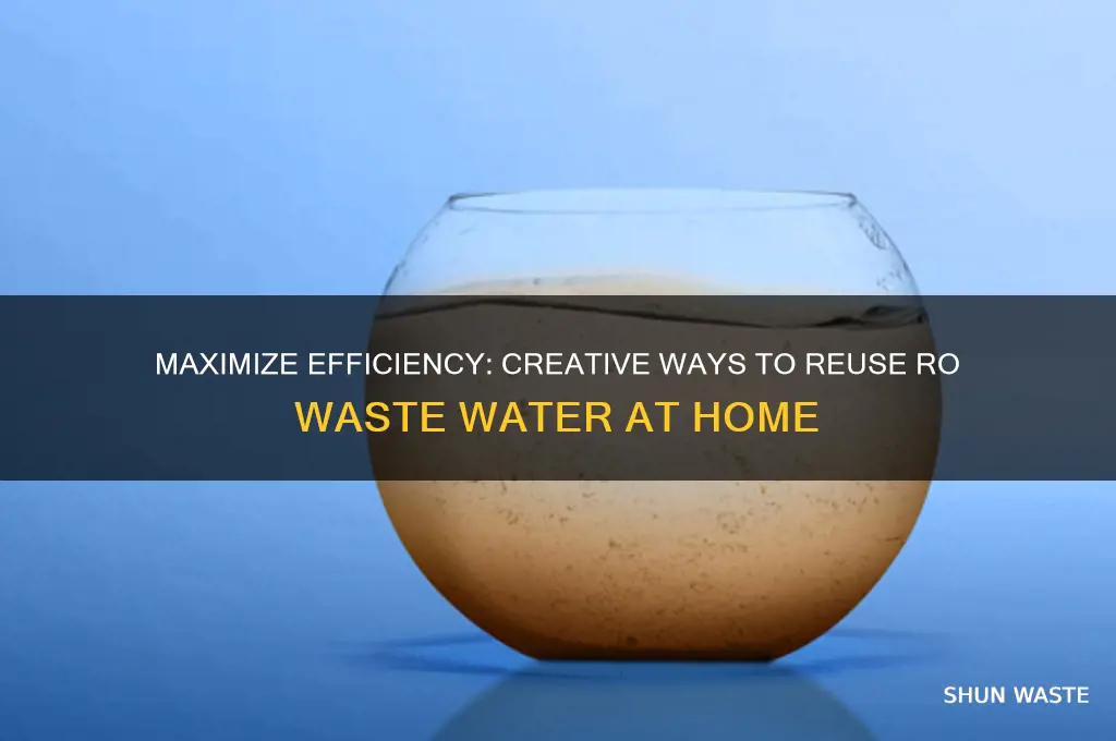 Maximize Efficiency: Creative Ways To Reuse Ro Waste Water At Home ...