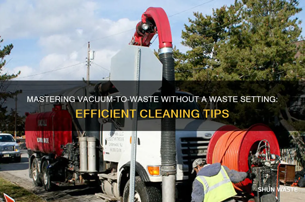 Mastering Vacuum-To-Waste Without A Waste Setting: Efficient Cleaning ...