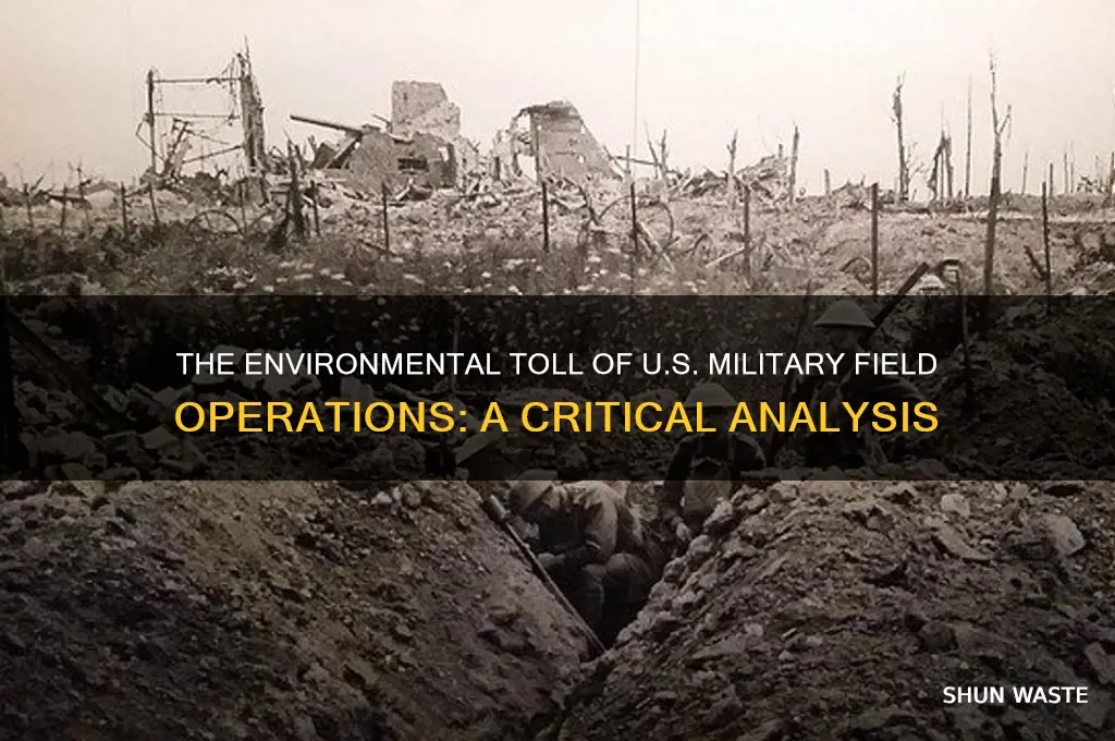 The Environmental Toll Of U.S. Military Field Operations: A Critical ...