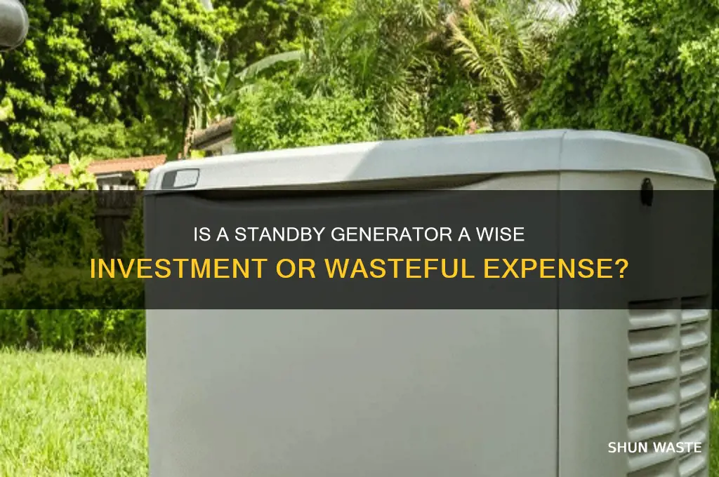 Is A Standby Generator A Wise Investment Or Wasteful Expense? | ShunWaste
